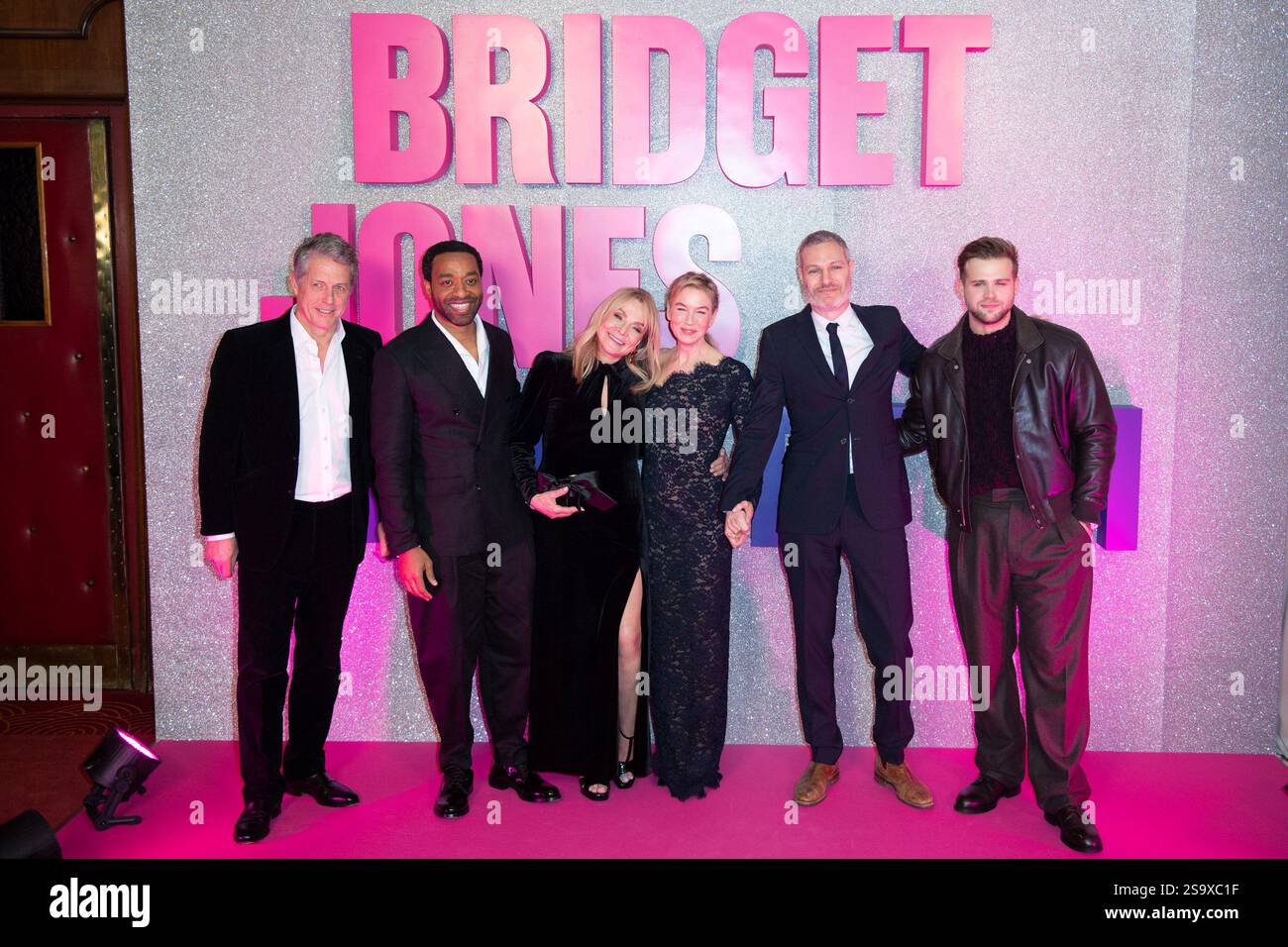 Paris, France. 27th Jan, 2025. Hugh Grant, Chiwetel Ejiofor, Helen ...