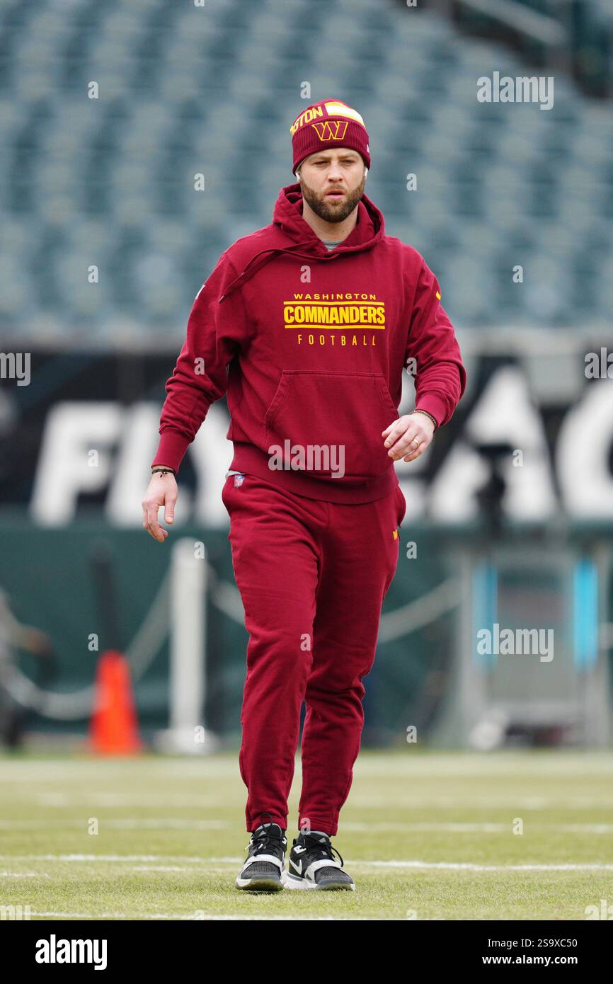 Washington Commanders' Zane Gonzalez (47) in action during the NFC ...