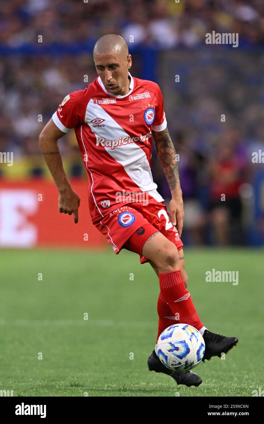 BUENOS AIRES, ARGENTINA - JANUARY 26: Federico Fattori of Argentinos ...