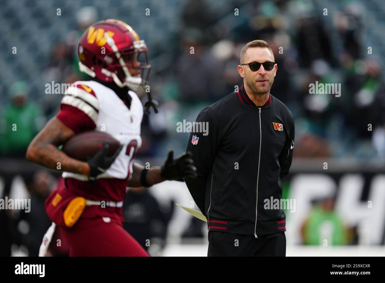 Washington Commanders offensive coordinator Kliff Kingsbury during the ...