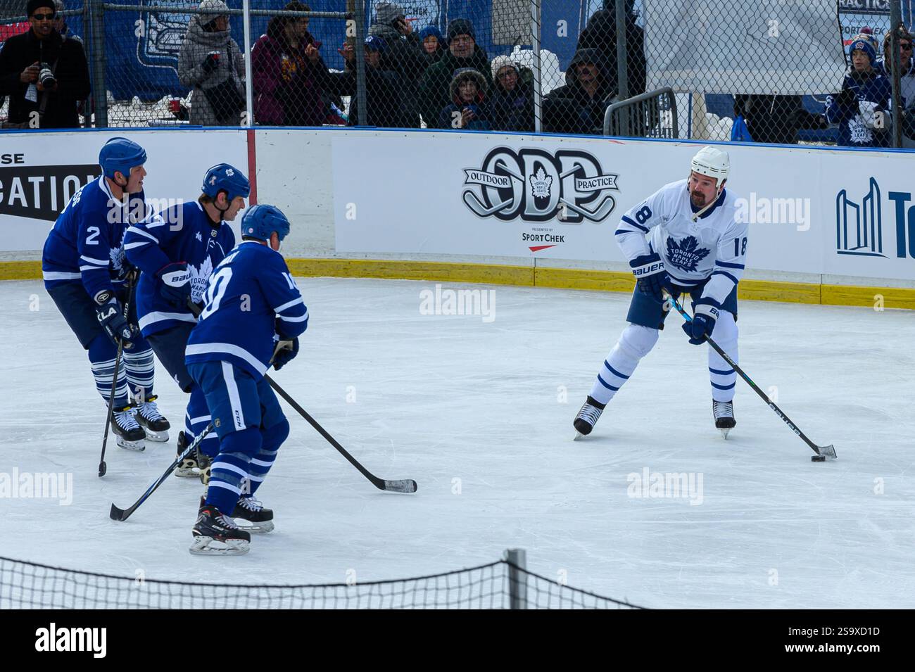 Toronto, ON, Canada – January 26, 2025: Toronto Maple Leafs Alumni #18 ...