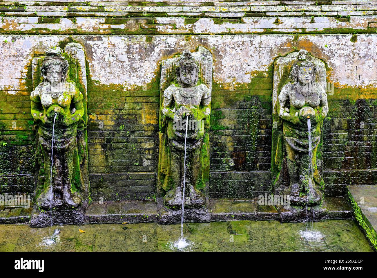 Munificent grounds of the Saraswati Temple with healing waters and ...