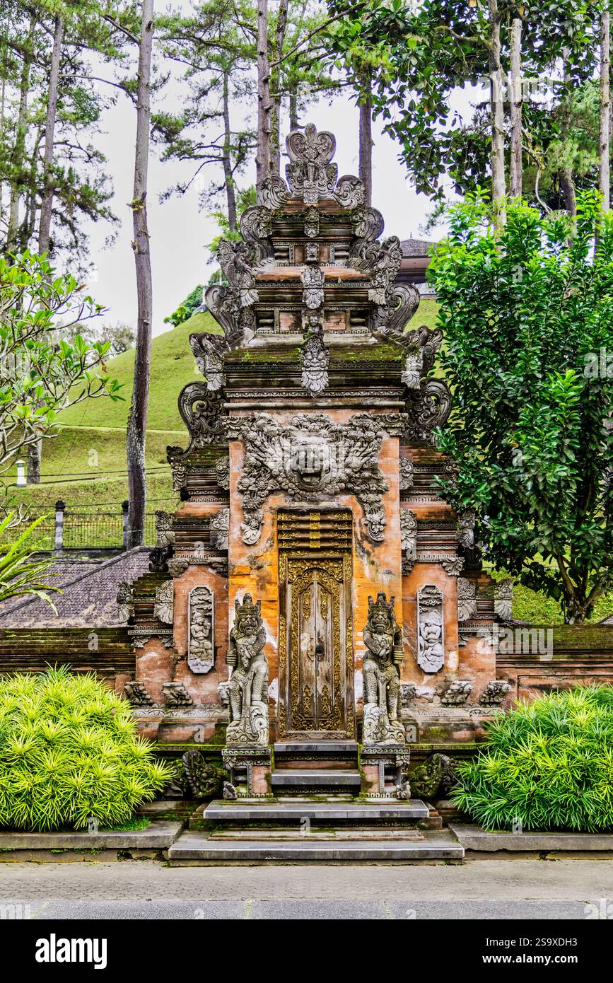 Munificent grounds of the Saraswati Temple with healing waters and ...