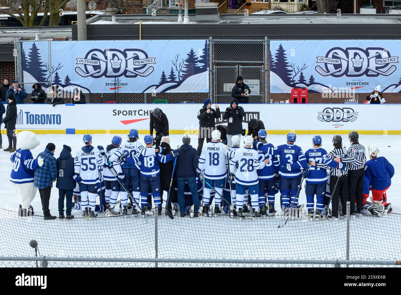 Toronto, ON, Canada – January 26, 2025: Toronto Maple Leafs Alumni ...