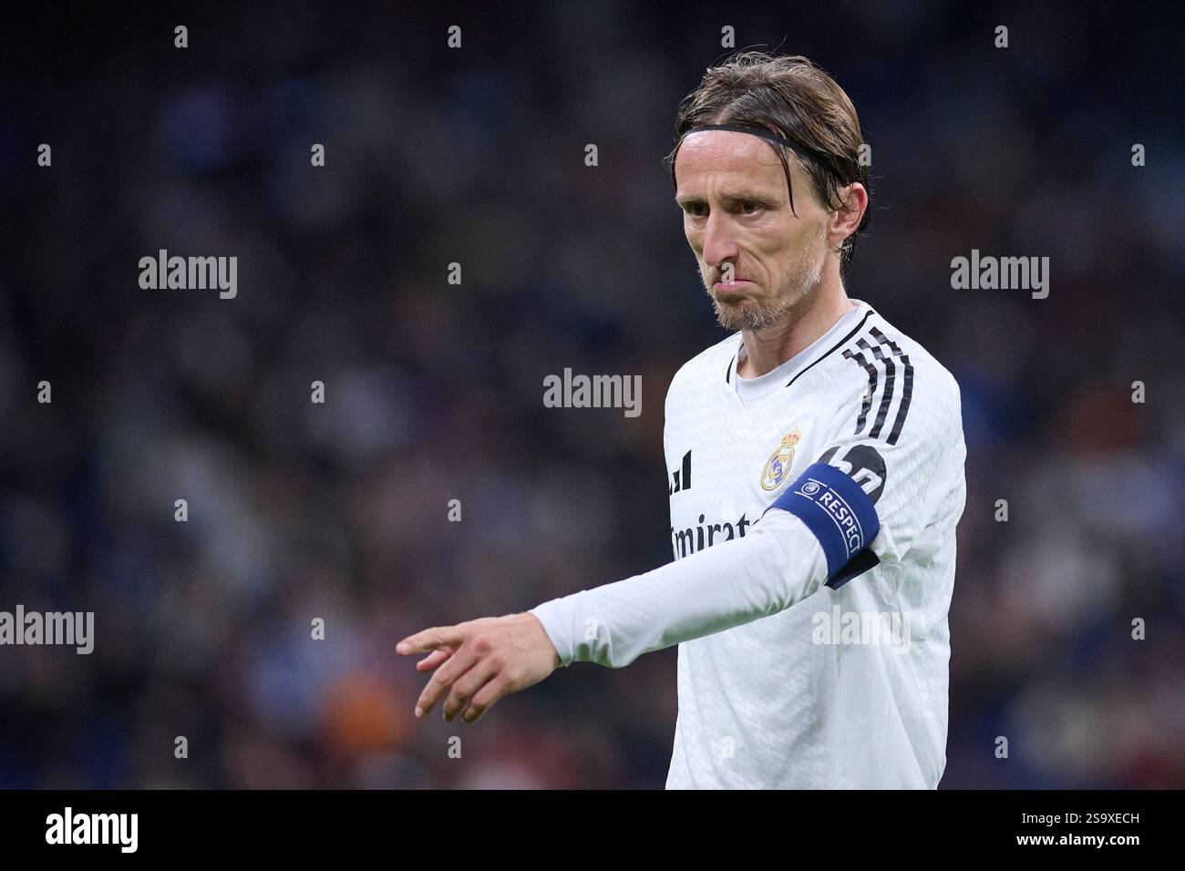 Madrid, Spain. 22nd Jan, 2025. Real Madrid CF`s Luka Modric during ...