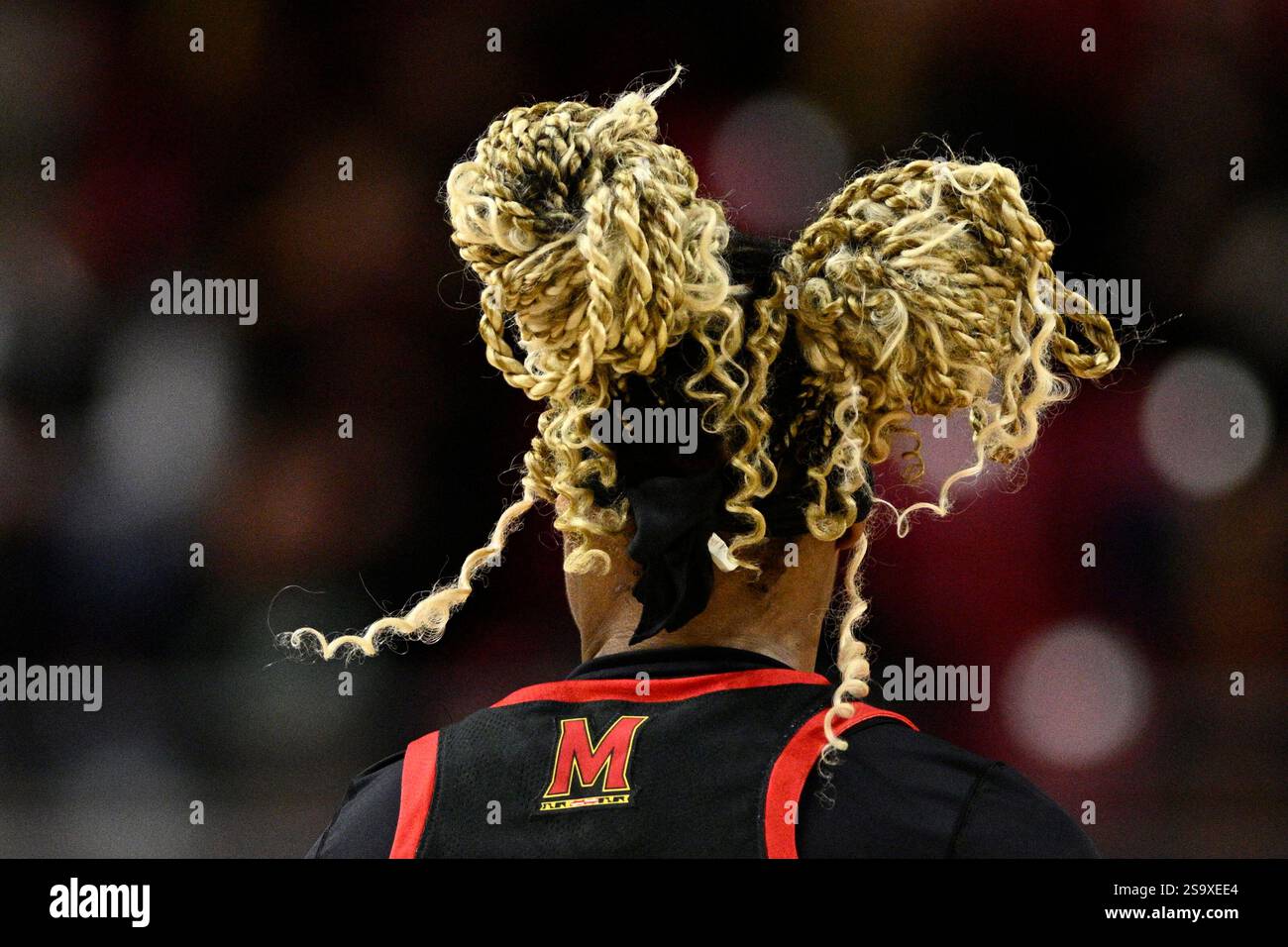 Maryland forward Christina Dalce (15) in action during the first half ...