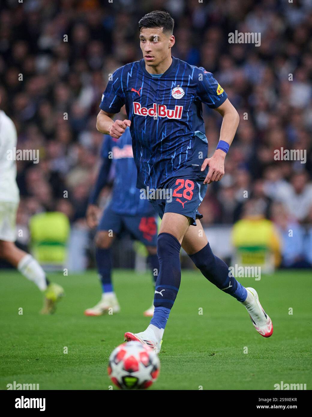 Madrid, Spain. 22nd Jan, 2025. FC Red Bull Salzburg's Adam Daghim ...
