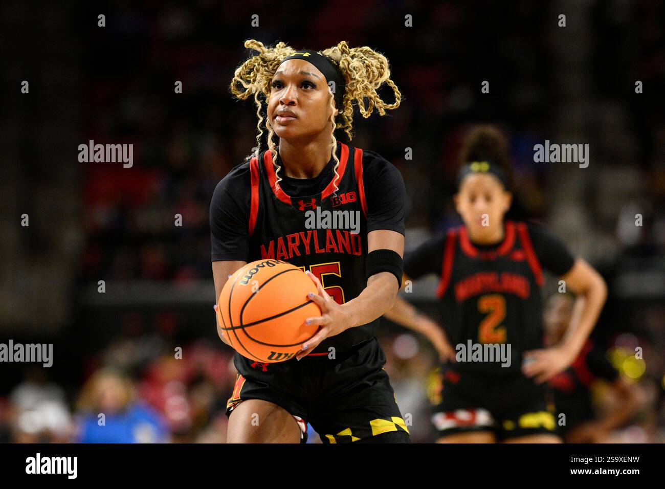 Maryland forward Christina Dalce (15) in action during the second half ...