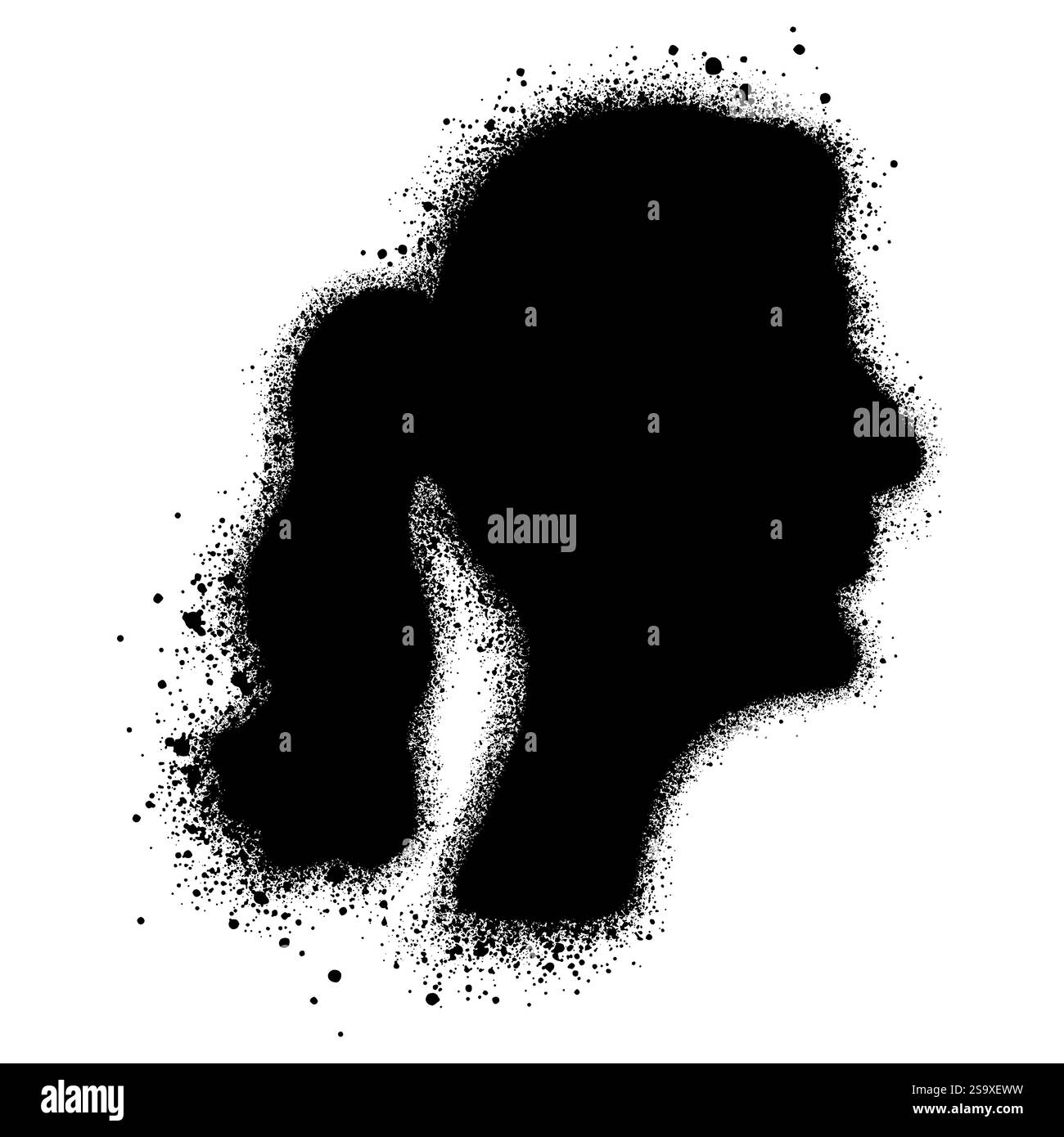 Beautiful graffiti people Stock Vector Images - Alamy