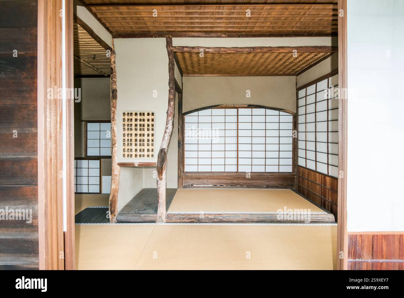 Japan, Kyoto. Toji-in Temple, Tea House Stock Photo - Alamy