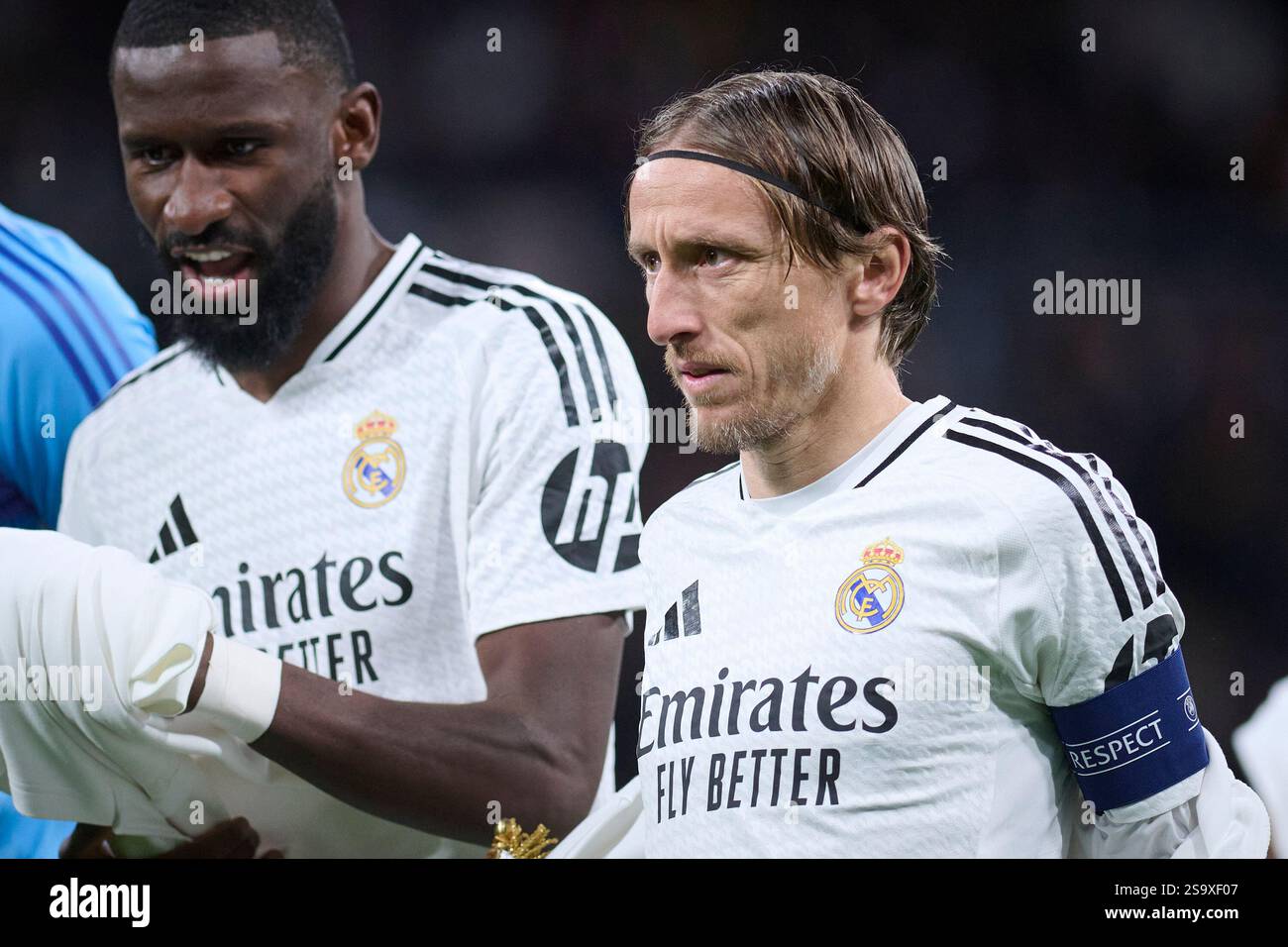 Madrid, Spain. 22nd Jan, 2025. Real Madrid CF`s Luka Modric during ...