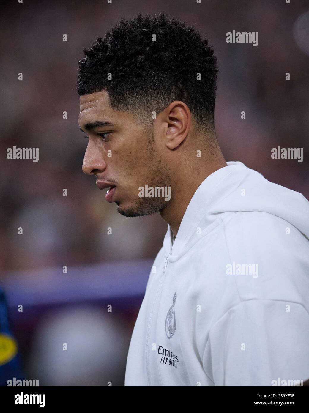Madrid, Spain. 22nd Jan, 2025. Real Madrid CF`s Jude Bellingham during ...