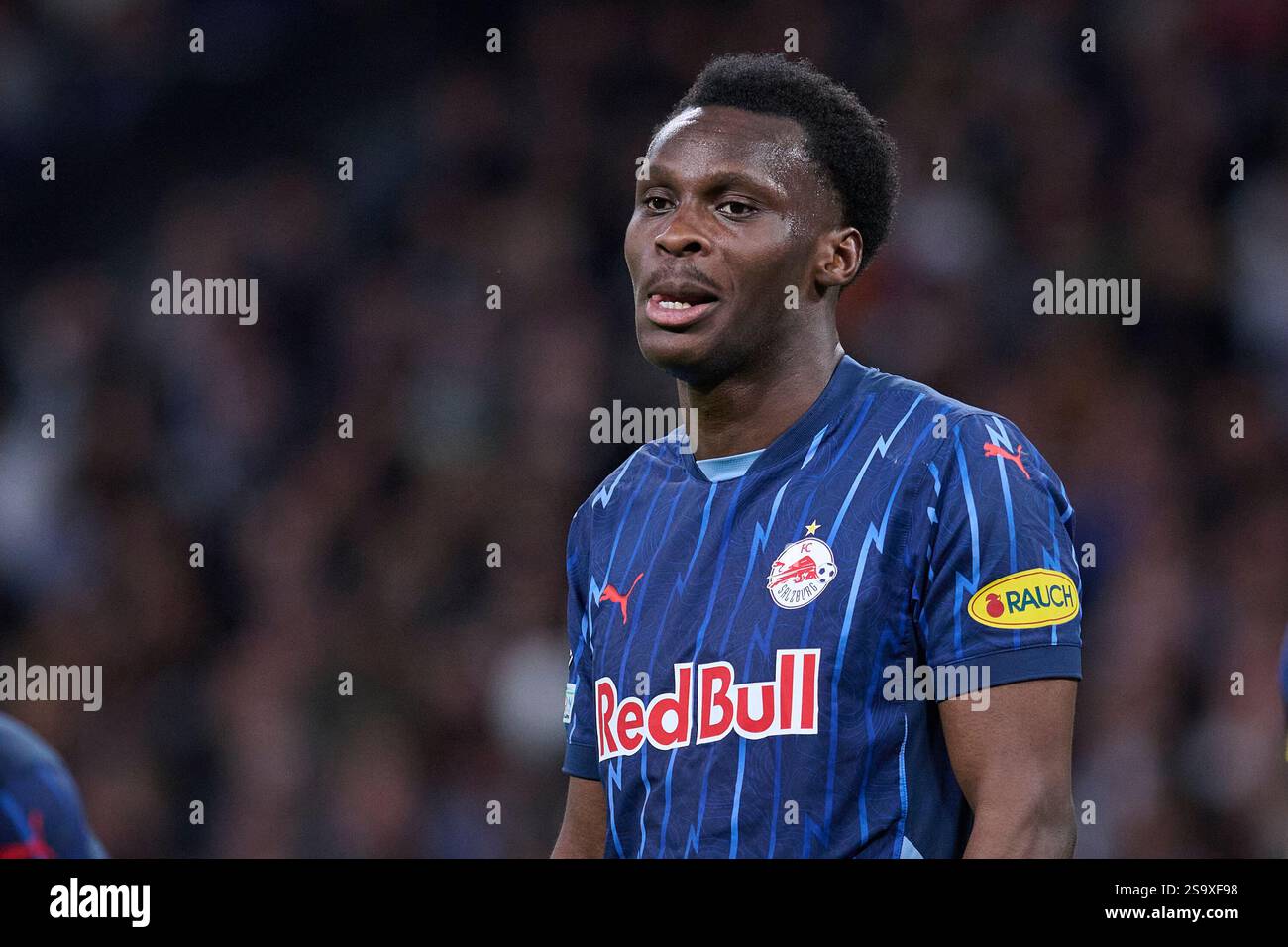 Madrid, Spain. 22nd Jan, 2025. FC Red Bull Salzburg's Samson Baidoo ...