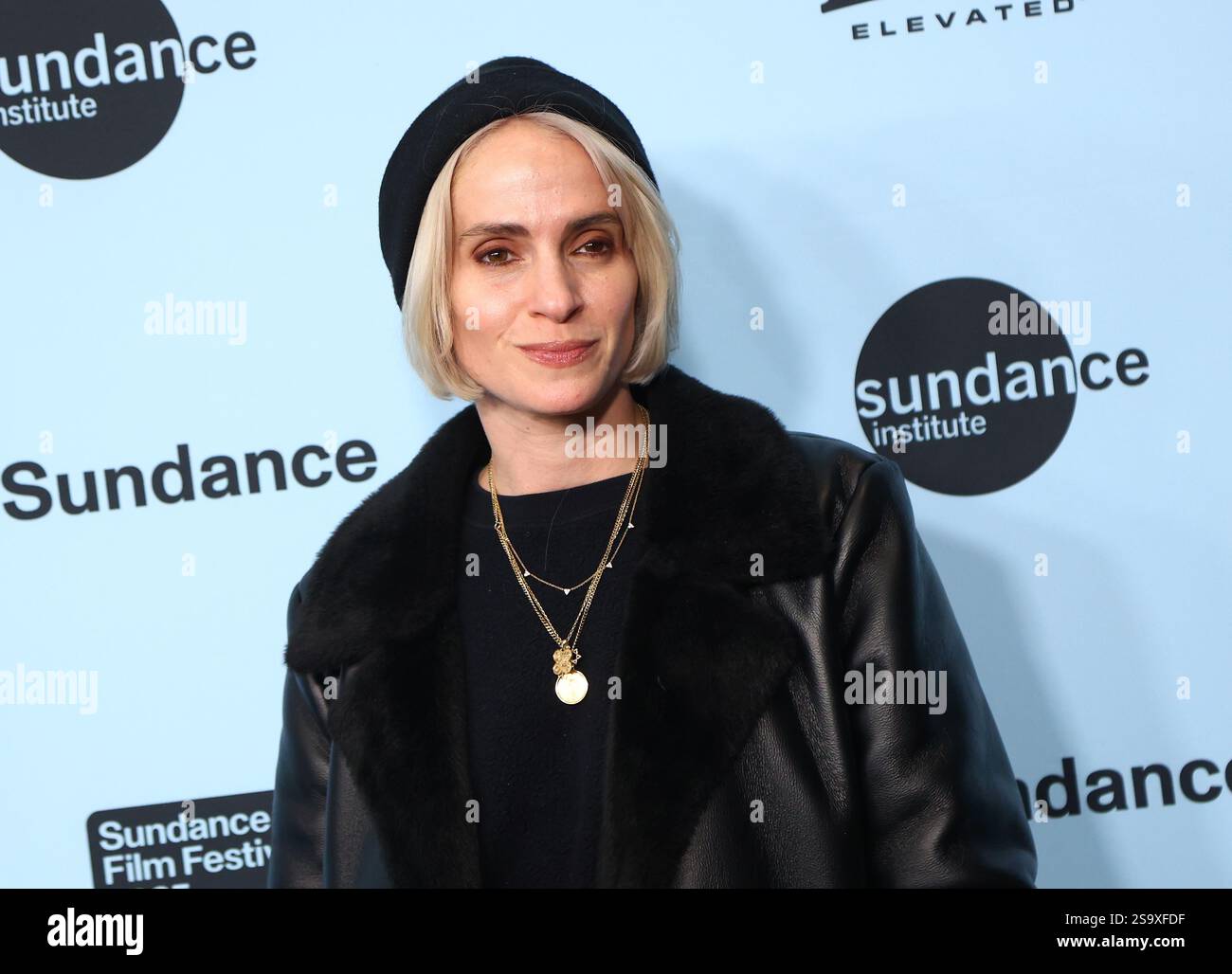 Park City, USA. 26th Jan, 2025. Dani Bernfeld arriving to the “Kiss of ...