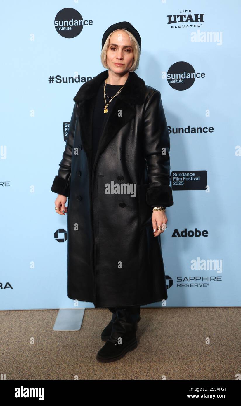 Park City, USA. 26th Jan, 2025. Dani Bernfeld arriving to the “Kiss of ...