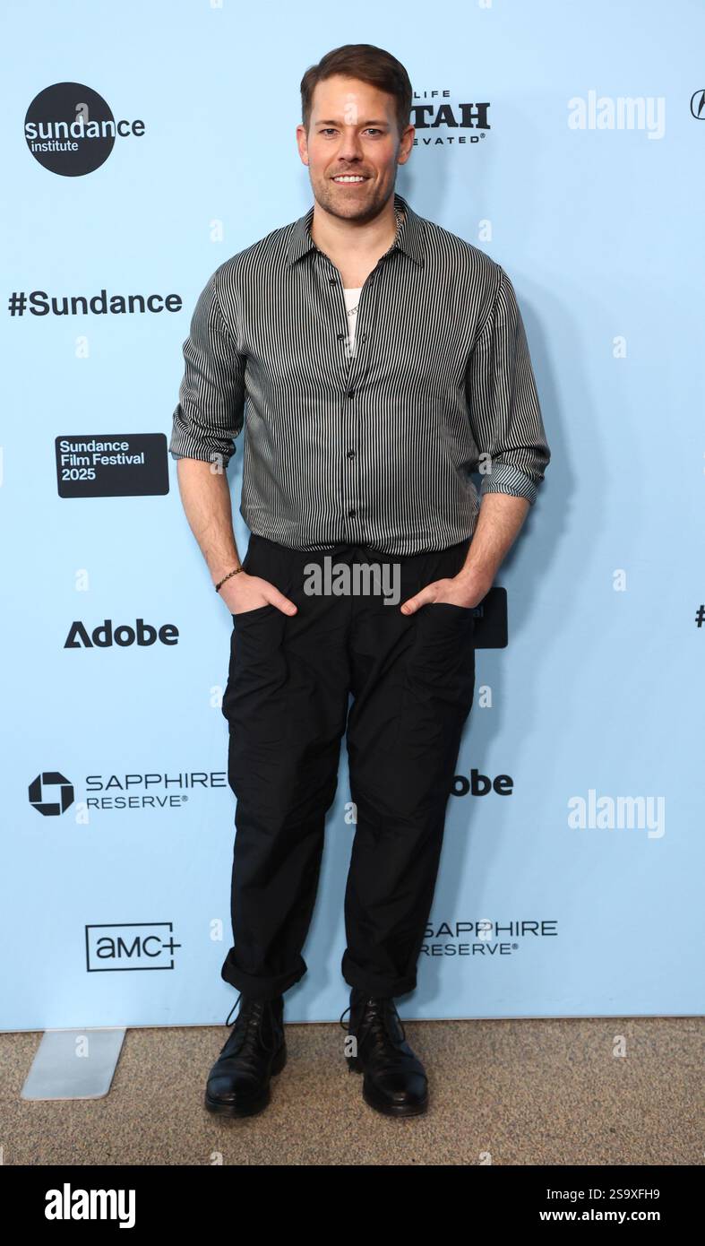 Park City, USA. 26th Jan, 2025. Brandon Bieber arriving to the “Kiss of ...