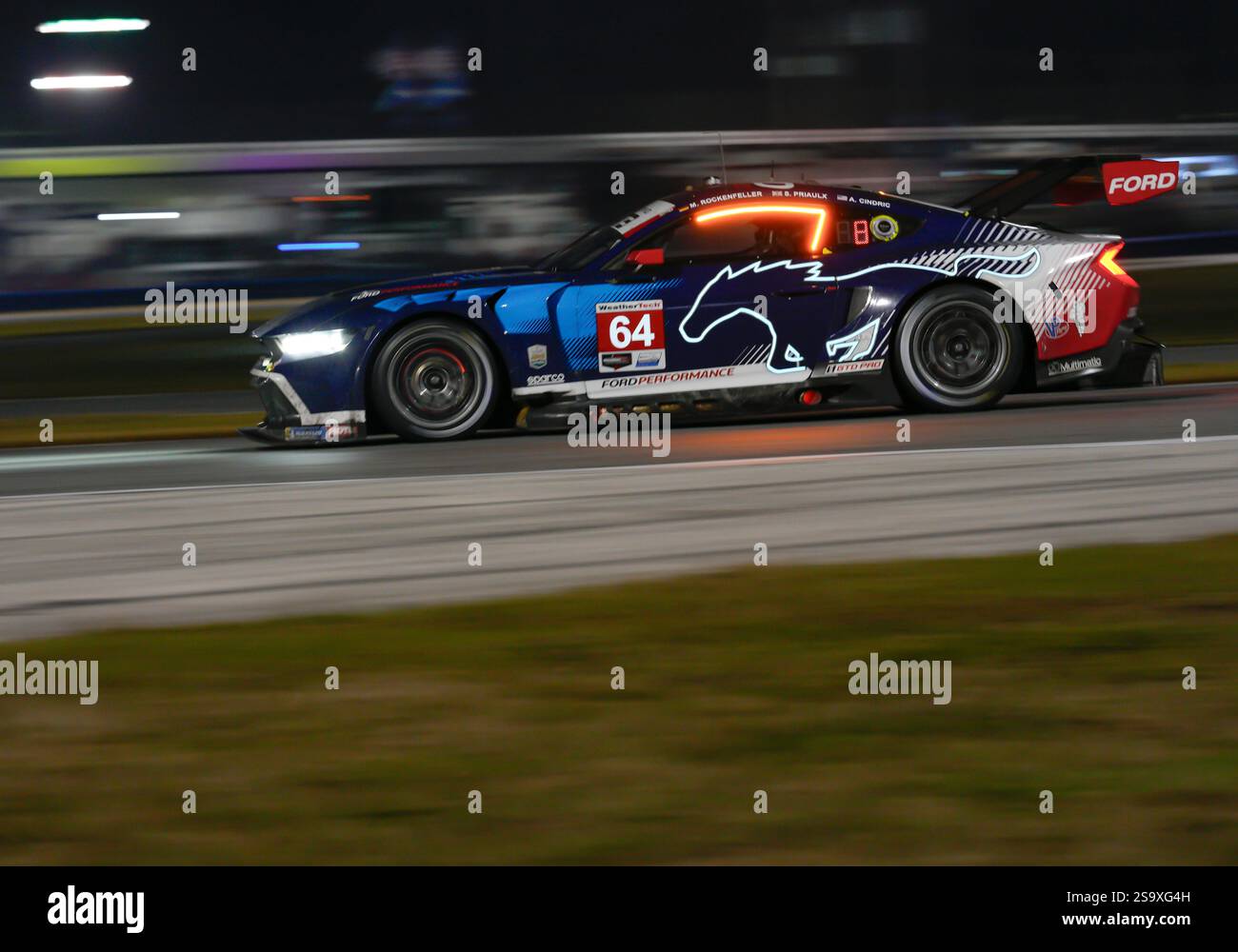 DAYTONA BEACH, FL - JANUARY 26: 3rd place winner (64) GTD Pro Driver ...