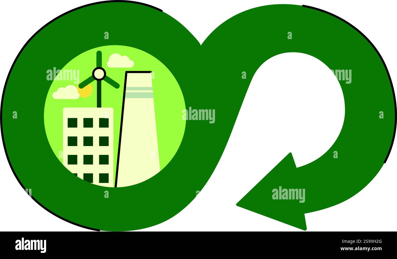Recycling loop icon Stock Vector Image & Art - Alamy