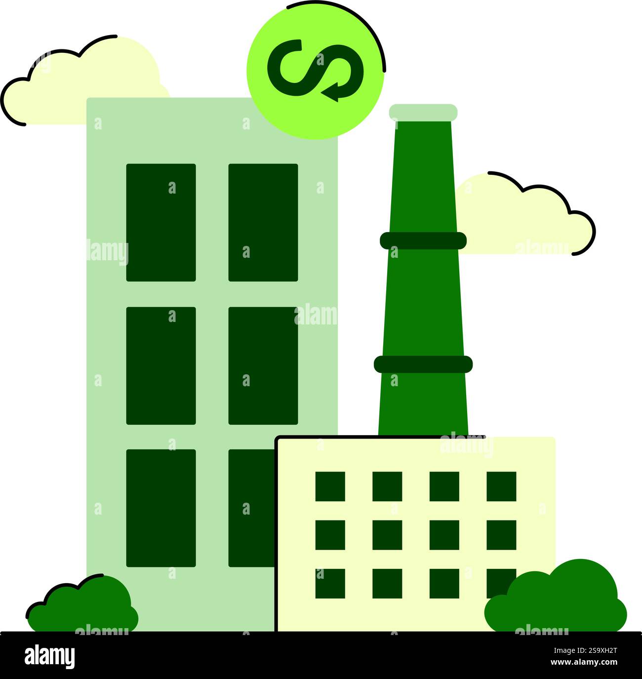 Eco city icon Stock Vector Image & Art - Alamy