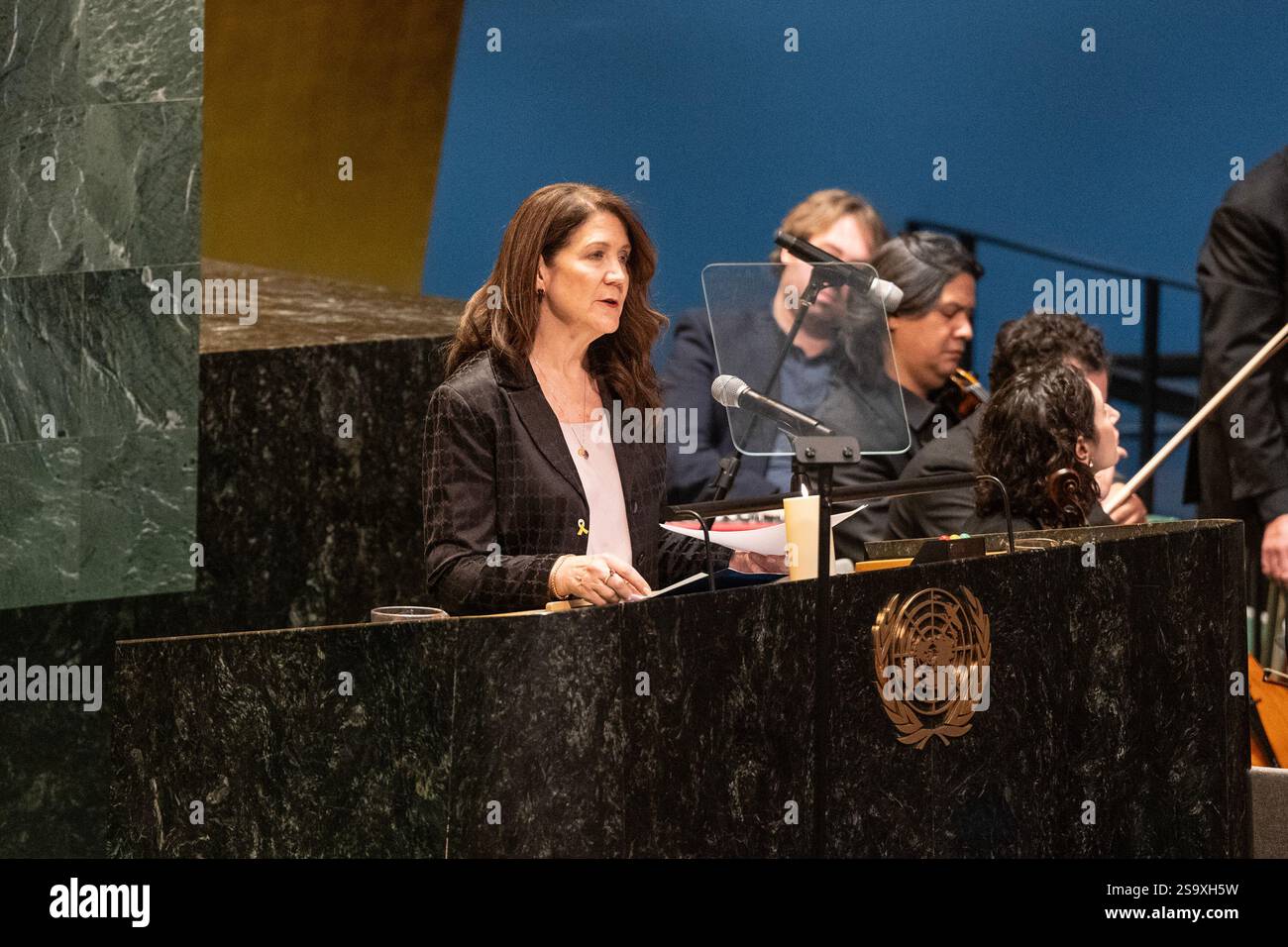 New York, USA. 27th Jan, 2025. Ambassador Dorothy Shea of The USA ...