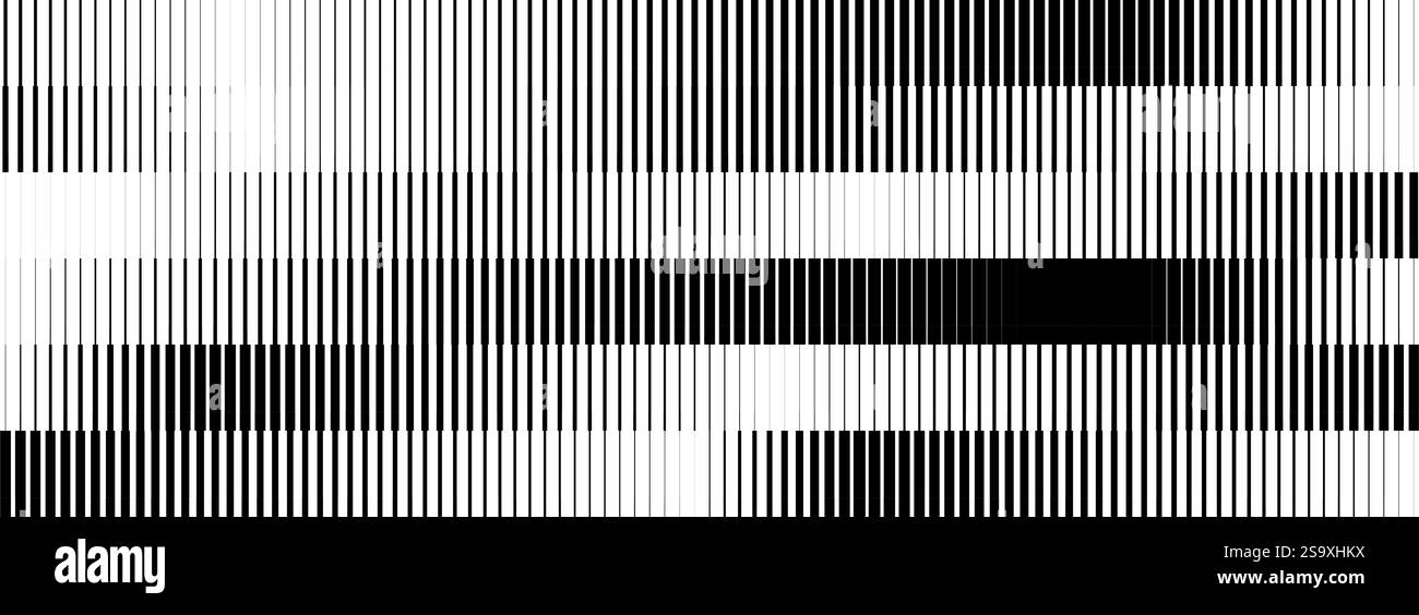 Black and white striped halftone gradient. Fading linear gradation ...