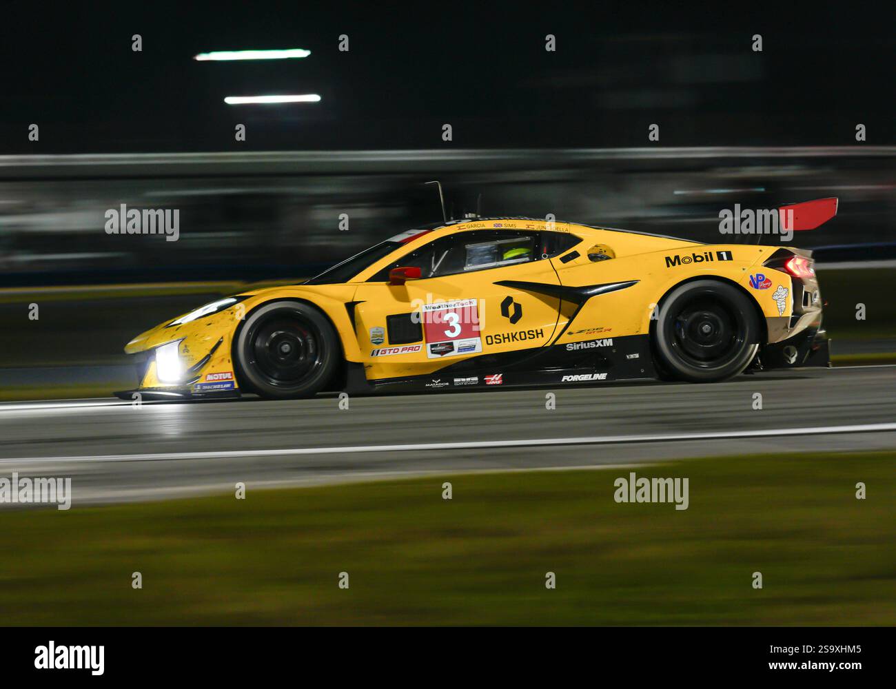 DAYTONA BEACH, FL - JANUARY 26: 2nd place winner (3) GTD Pro Driver ...