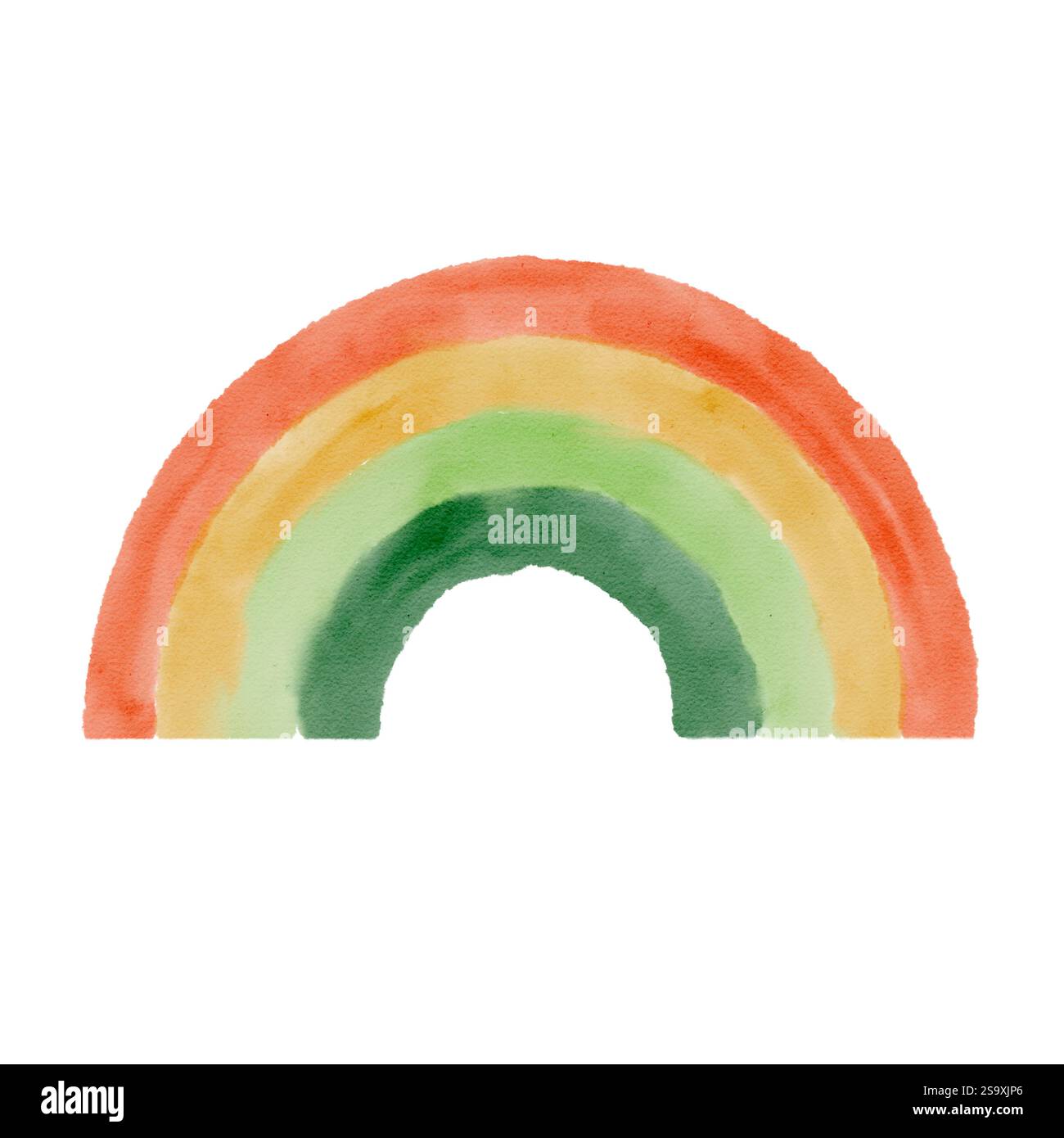 This charming and vibrant watercolor rainbow design is absolutely ...