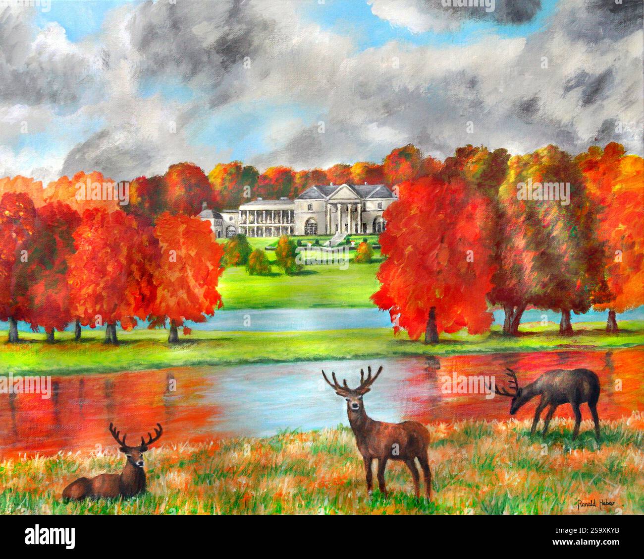 Tatton park, cheshire autumn hi-res stock photography and images - Alamy