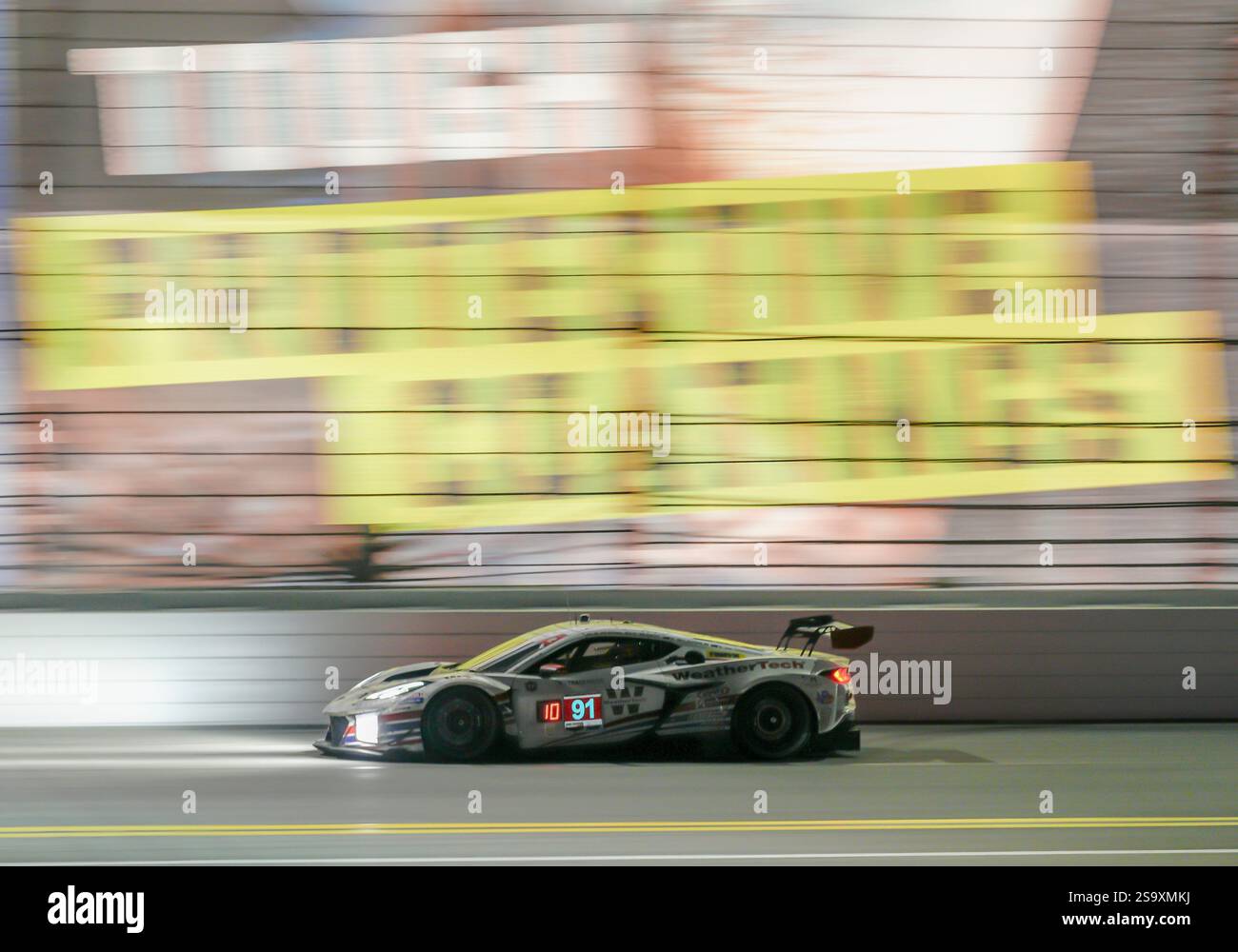 DAYTONA BEACH, FL - JANUARY 26: (91) GTD Pro Driver Ben Keating, Connor ...