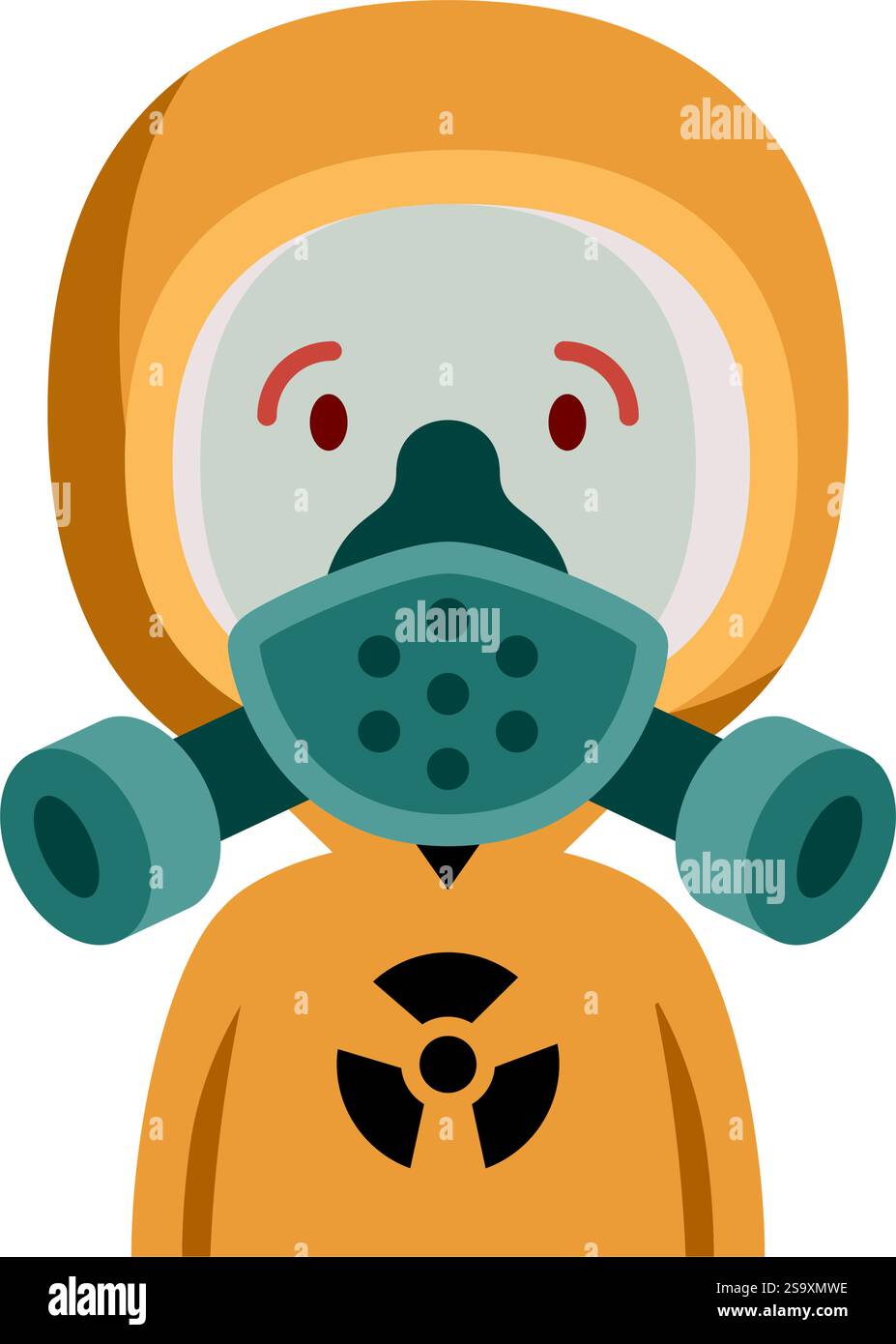 Yellow radiation suit Stock Vector Image & Art - Alamy