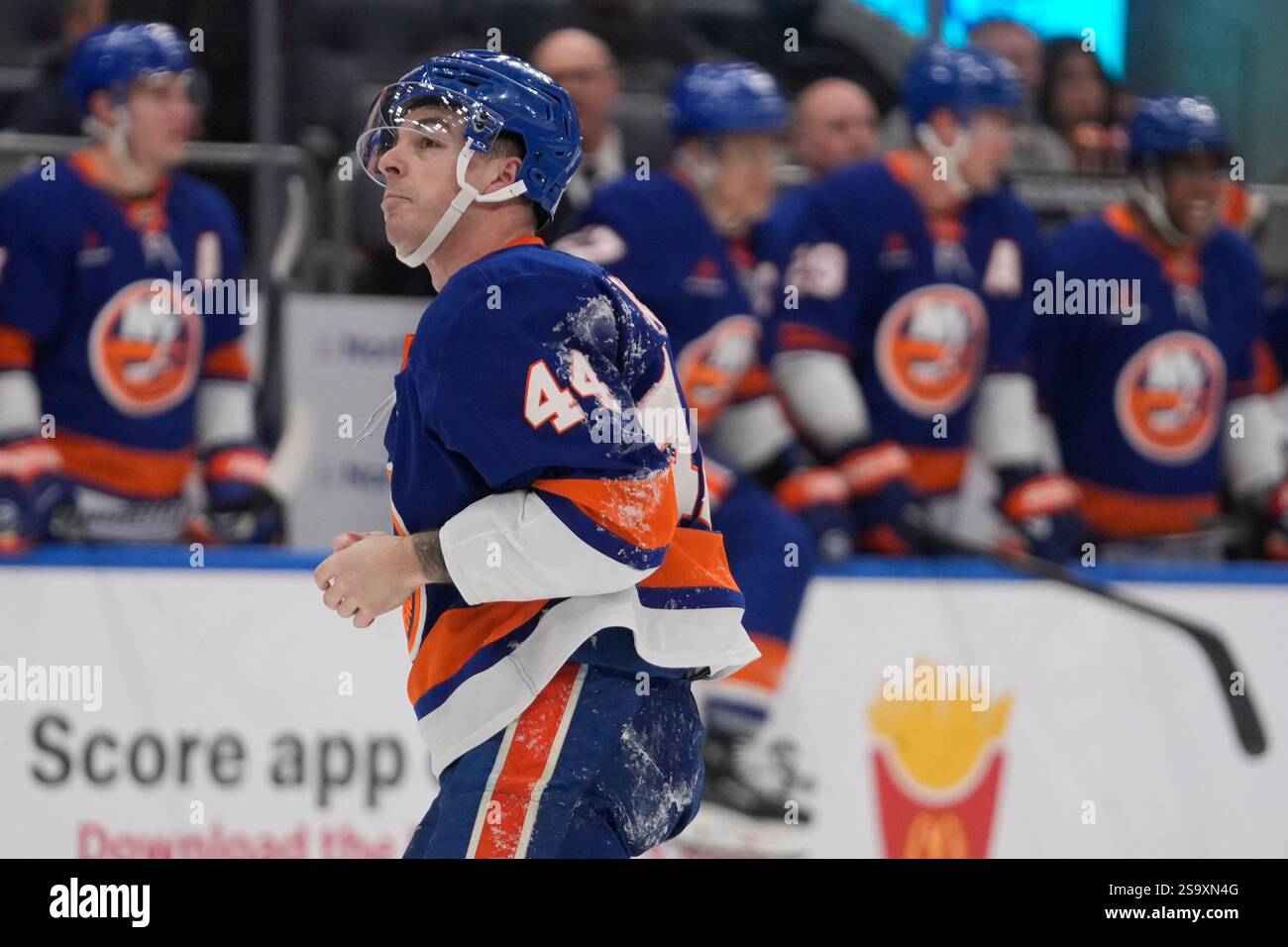 New York Islanders' Jean-Gabriel Pageau (44) during the first period of ...