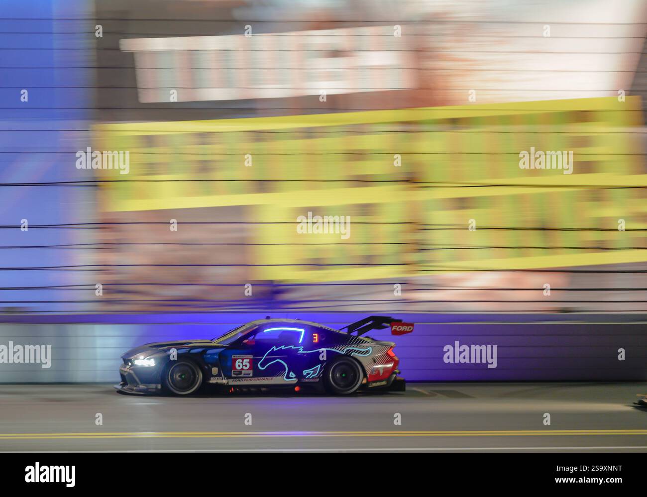 DAYTONA BEACH, FL - JANUARY 26: 1st place winner (65) GTD Pro Driver Christopher Mies, Frederic ...