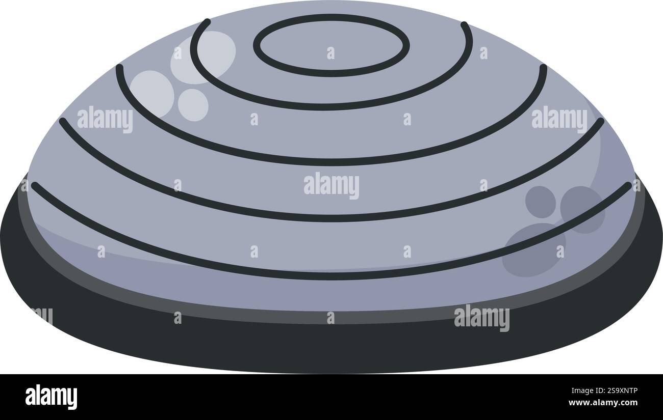 Bosu Ball Fitness Equipment Illustration Stock Vector Image & Art - Alamy