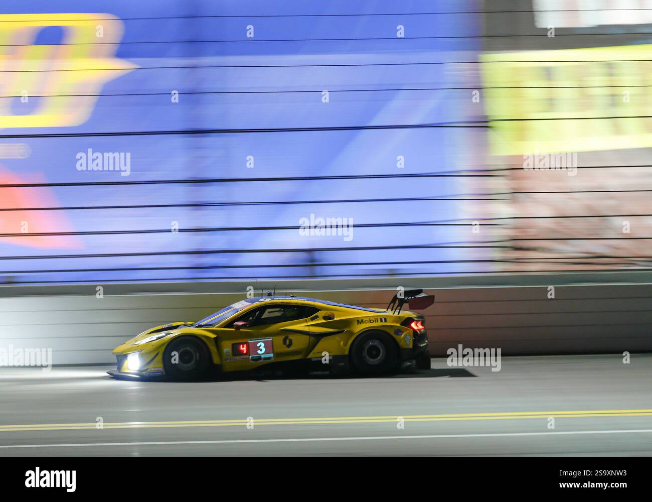 DAYTONA BEACH, FL - JANUARY 26: (3) GTD Pro Driver Antonio Garcia ...