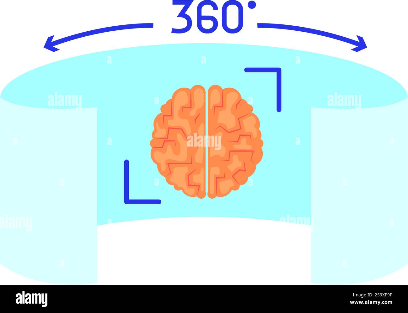 Brain scan analysis Cut Out Stock Images & Pictures - Alamy