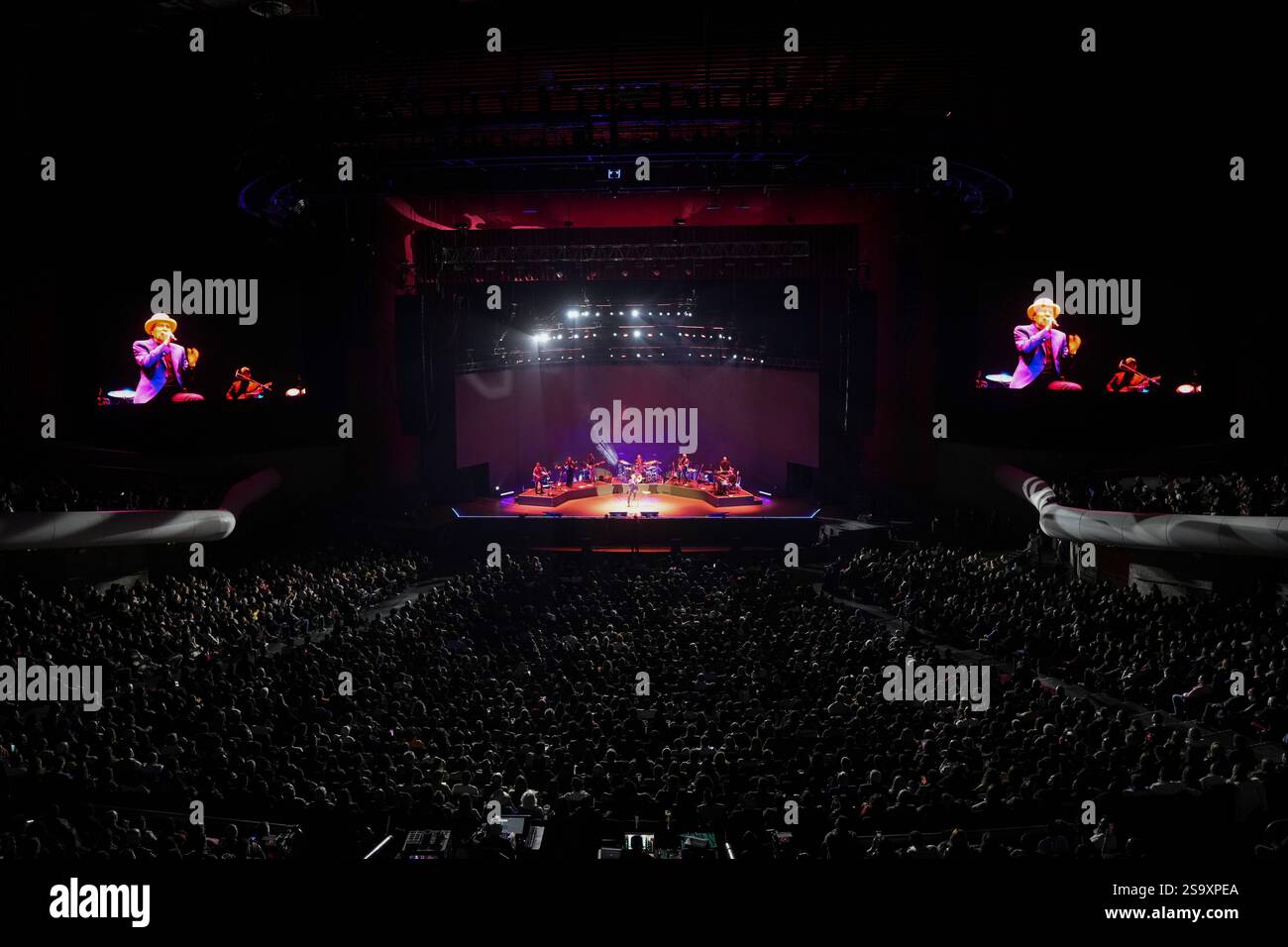 Spanish singer Joaquin Sabina performs in concert in Mexico City ...