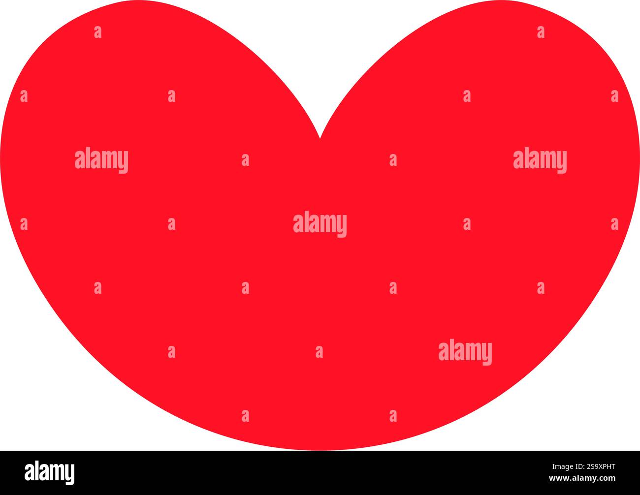 Minimal bold heart Stock Vector Image & Art - Alamy