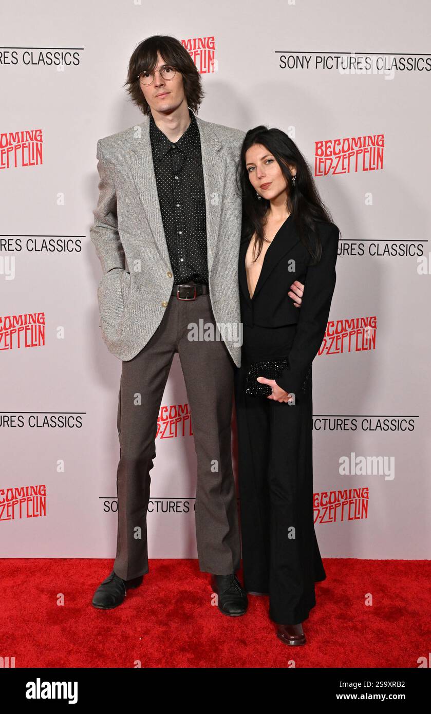 Dylan Brosnan and Avery Wheles arriving to the Sony Pictures Classics ...