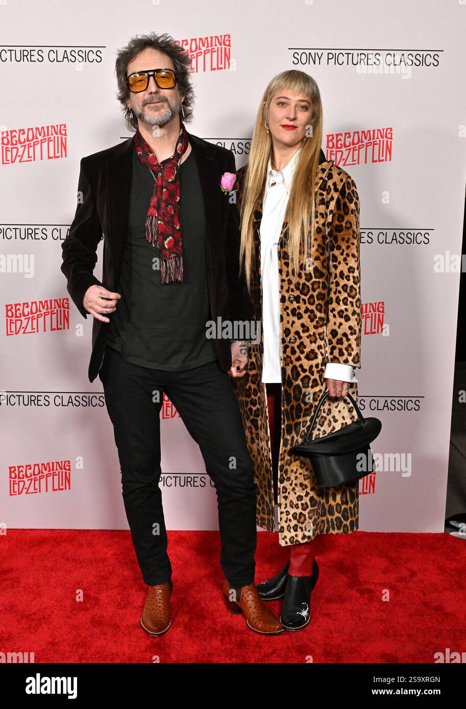 Chris Robinson and Camille Johnson arriving to the Sony Pictures ...