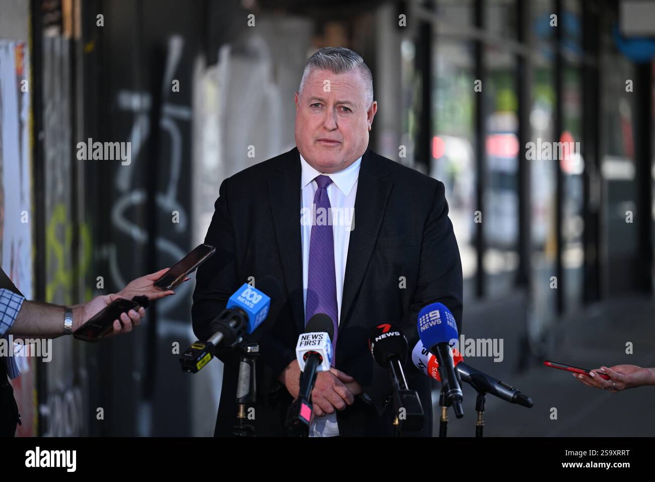 Melbourne, Australia. 28th Jan, 2025. Victoria Police Detective ...