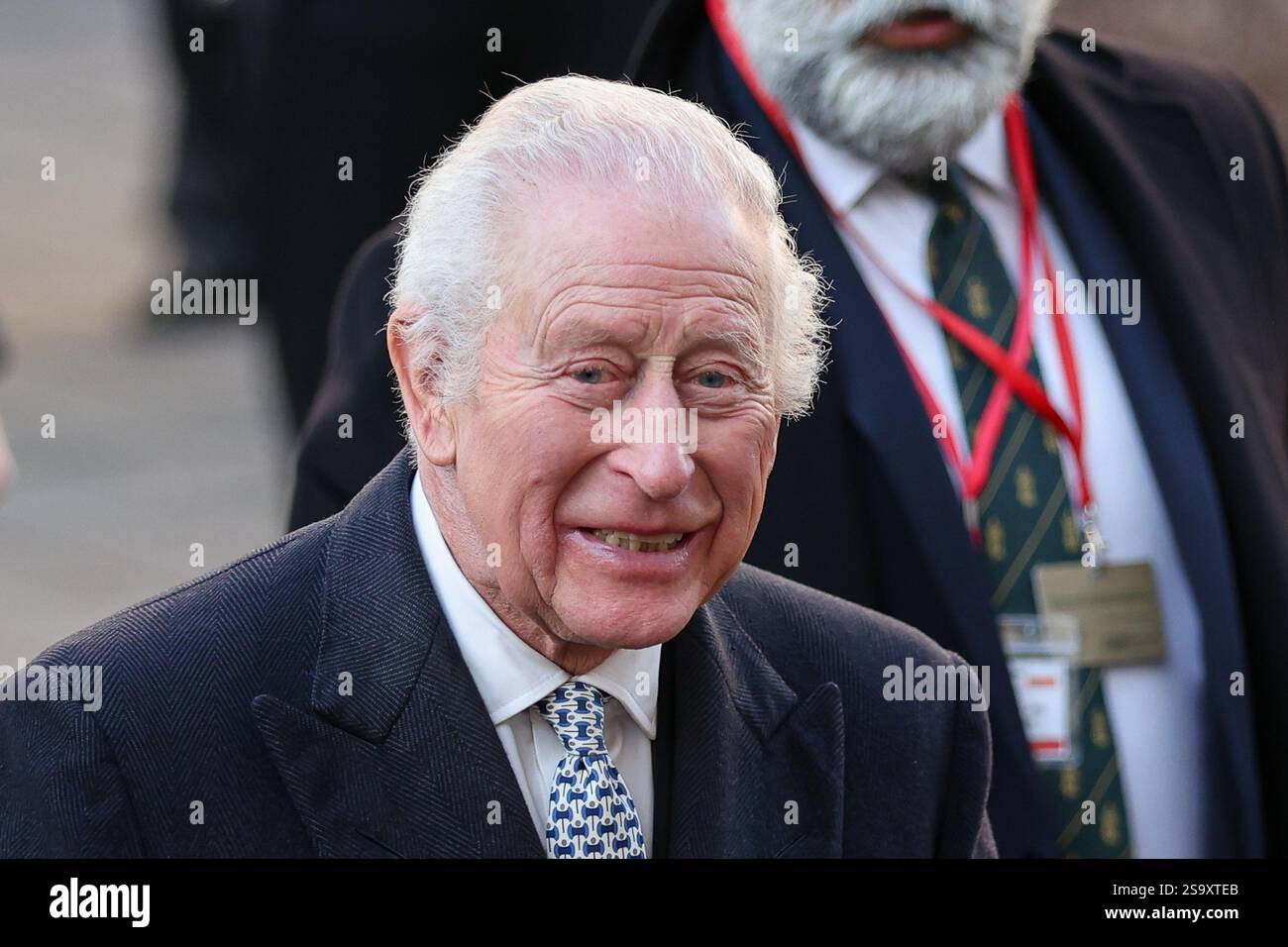 Krakow, Poland. 27th Jan, 2025. King Charles III s' visit to the Jewish ...