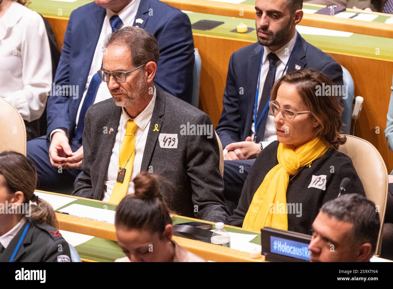 New York, NY, 27 January 2025: Ronen and Orna Neutra parents of son ...