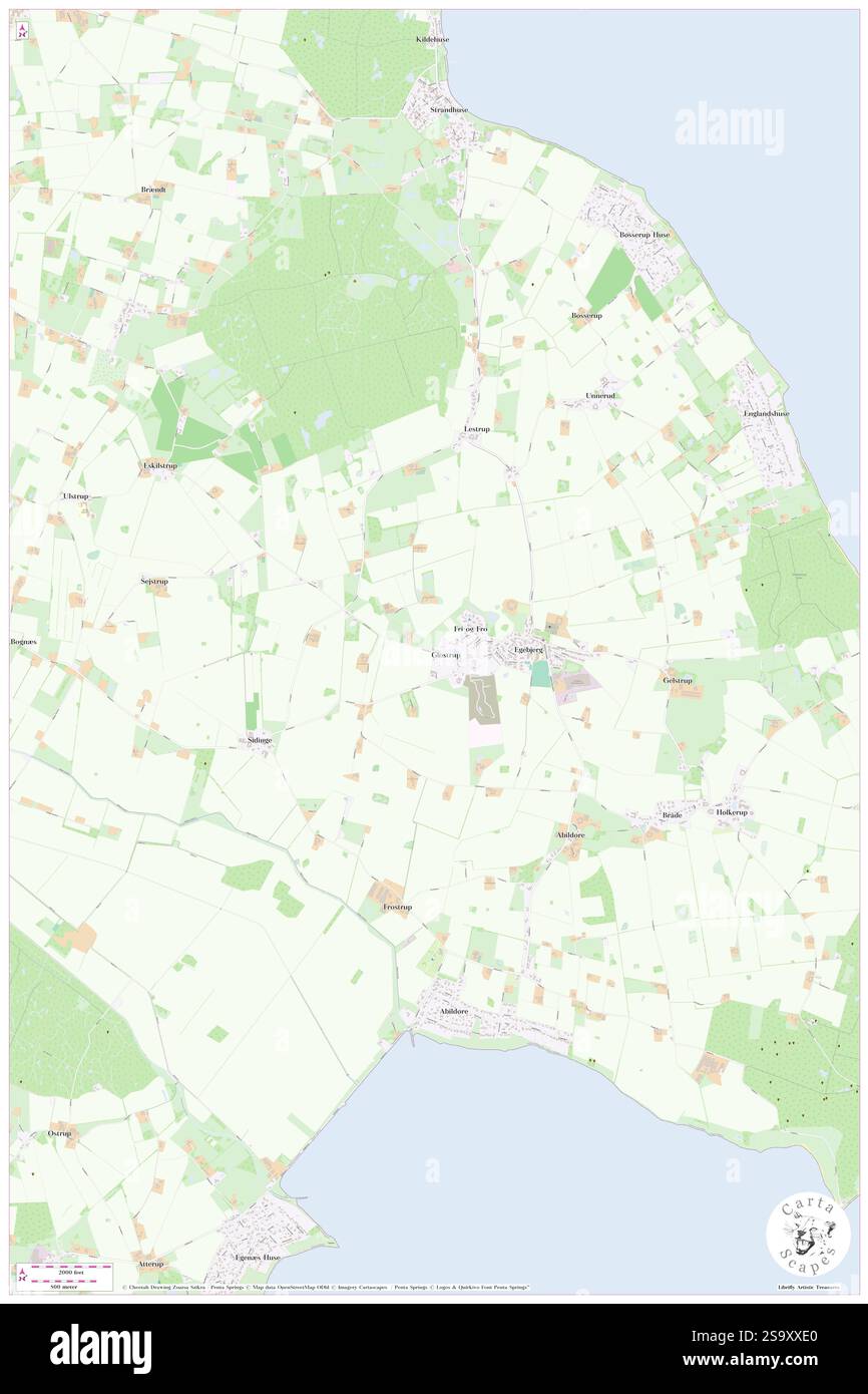 Glostrup map hi-res stock photography and images - Alamy