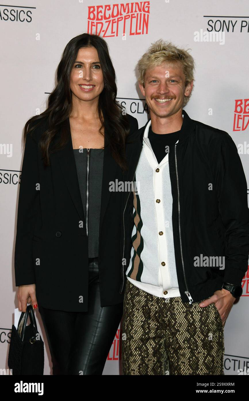 HOLLYWOOD, CA - JANUARY 27: Domi Didia and Aric Van Halen at the LA ...