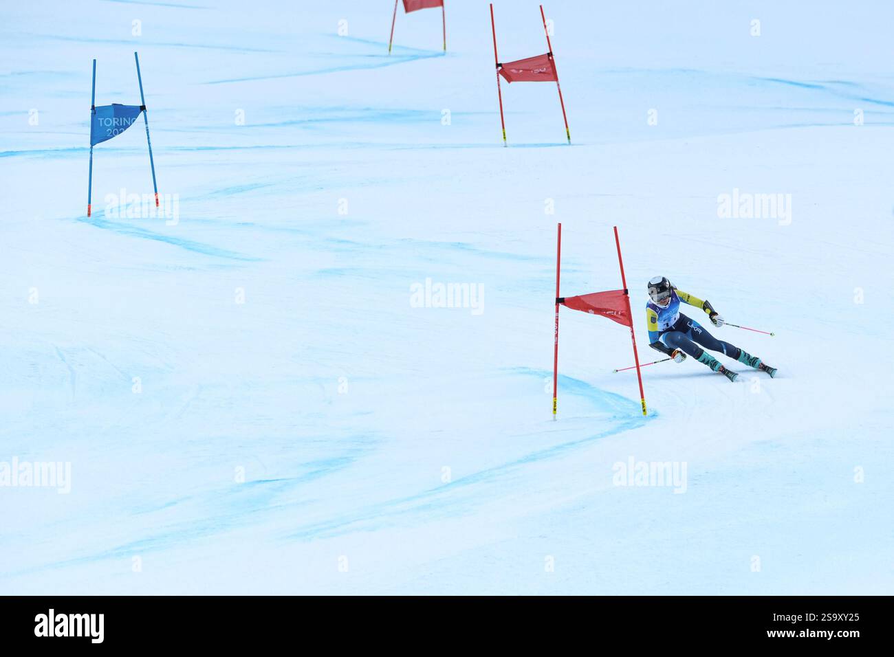 Bardonecchia, Italy. 18th Jan, 2025. Anastasiia Shepilenko of Ukraine ...