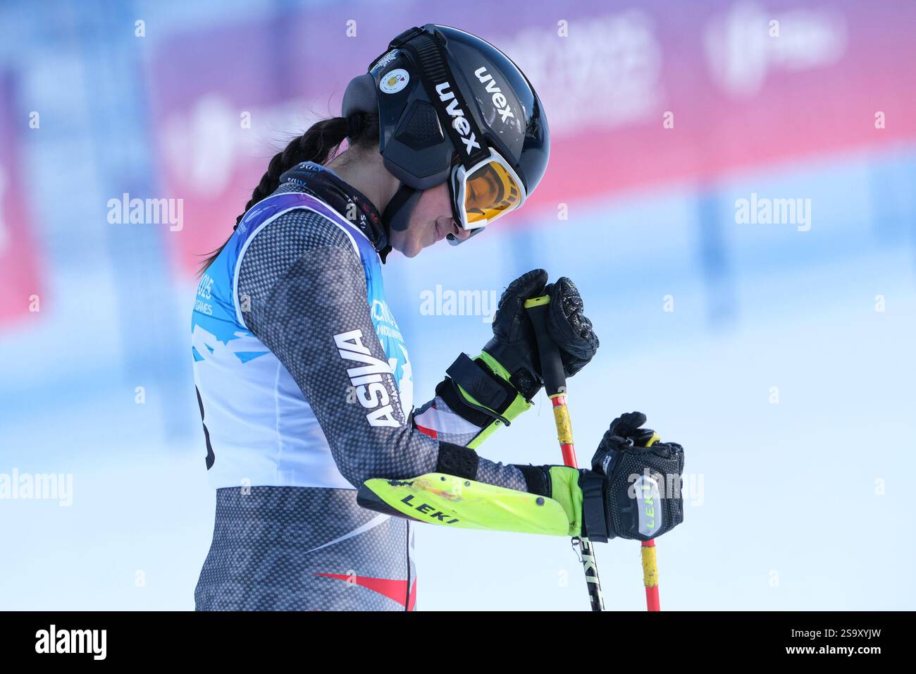 Bardonecchia, Italy. 18th Jan, 2025. Cecilia Pizzinato of Italy seen ...