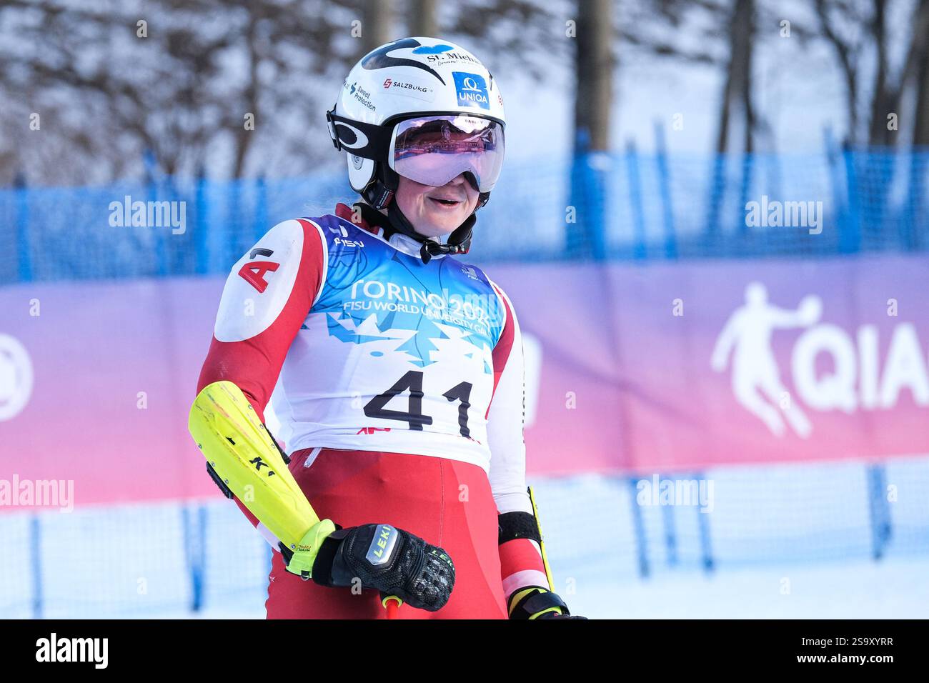 Elisa Eder of Austria seen during the FISU Winter World University ...