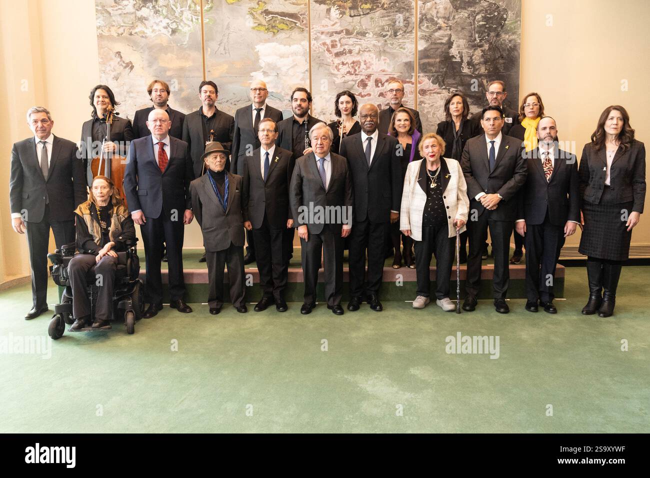 Photo opportunity after opening photo exhibition on Holocaust with ...