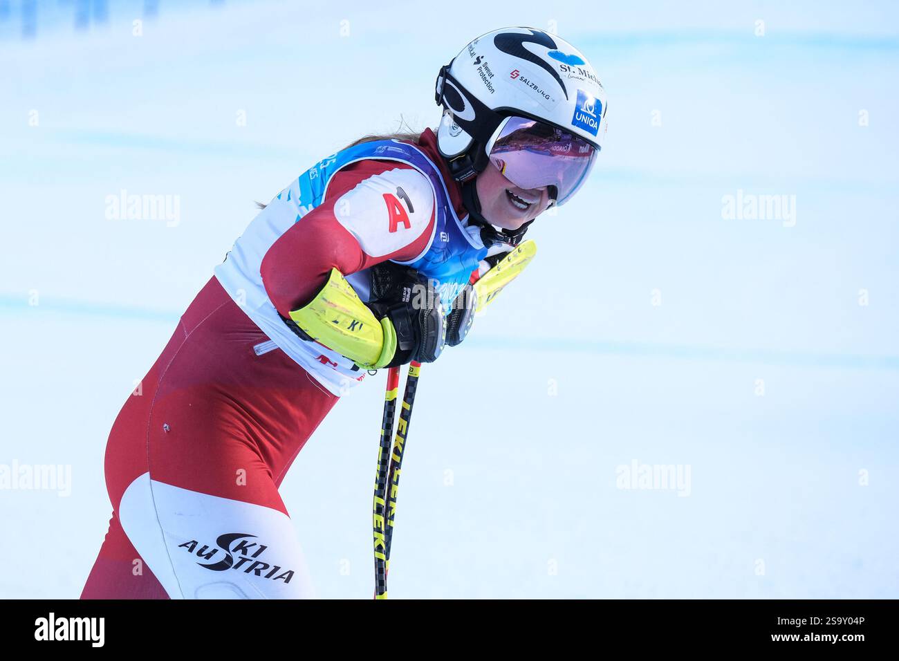 Bardonecchia, Italy. 18th Jan, 2025. Elisa Eder of Austria seen during ...
