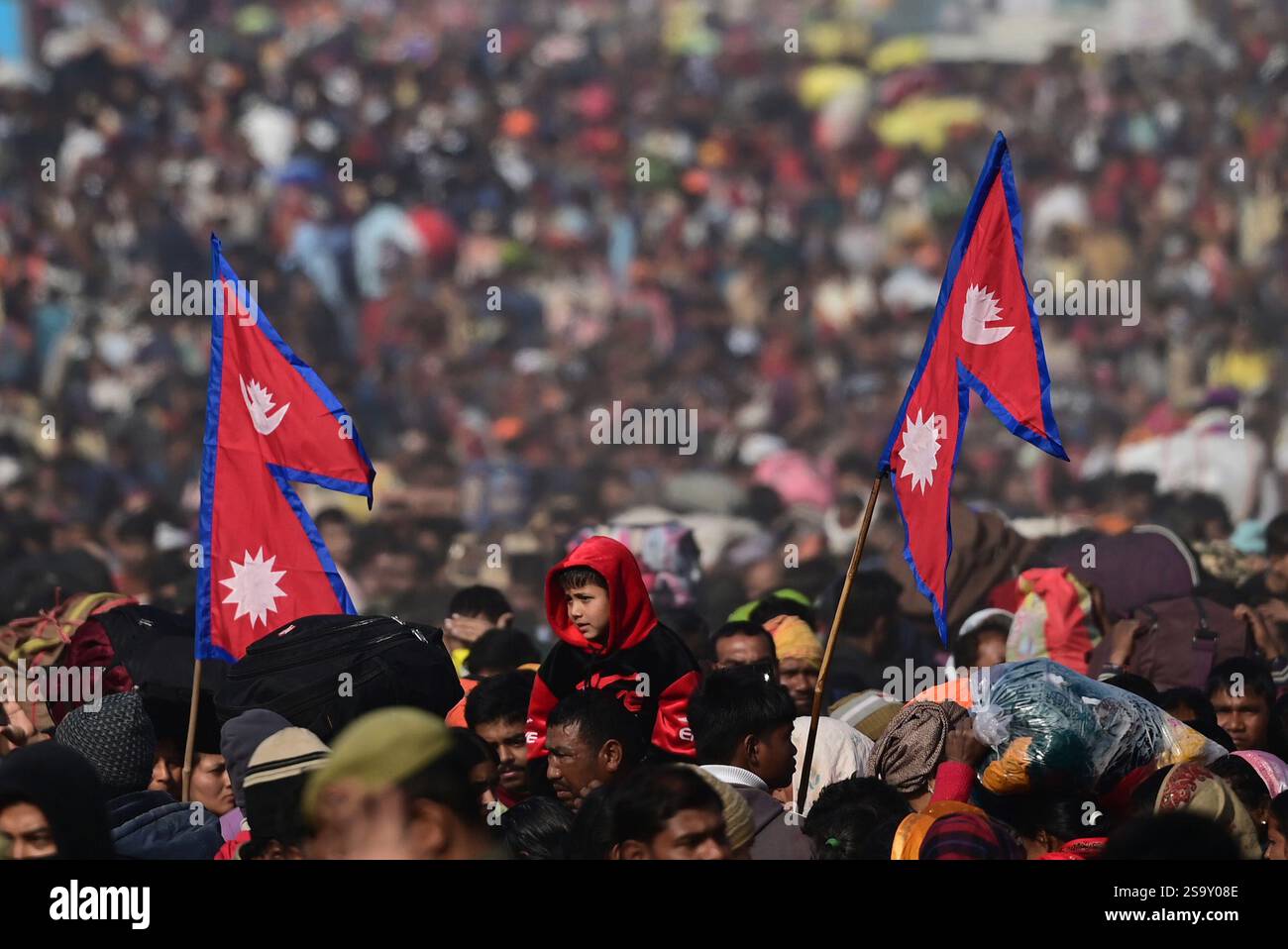 Prayagraj, India. 27th Jan, 2025. PRAYAGRAJ, INDIA - JANUARY 27 ...